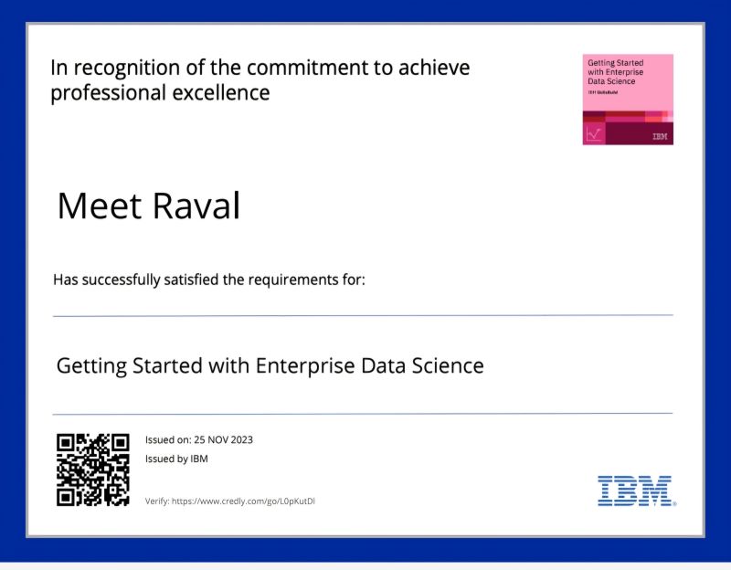 Meet Raval on LinkedIn: #datascience #enterprisedatascience #ibm # ... Meet Raval on LinkedIn: #datascience #enterprisedatascience #ibm # ...