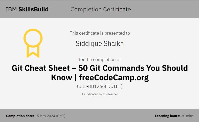 Siddique S. on LinkedIn: #git #versioncontrol #skillsbuild # ... Siddique S. on LinkedIn: #git #versioncontrol #skillsbuild # ...