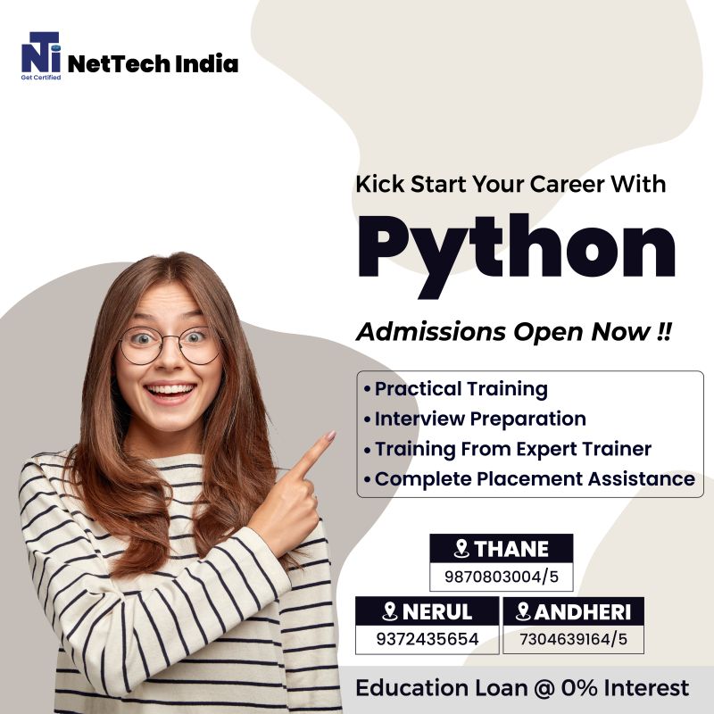 Nettech India on LinkedIn: #python #pythonprogramming # ... Nettech India on LinkedIn: #python #pythonprogramming # ...