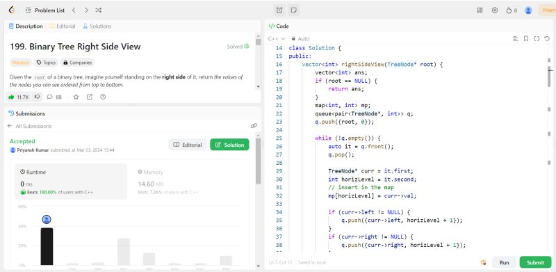 LeetCode solved binary tree problem | Priyansh Kumar posted on the ... LeetCode solved binary tree problem | Priyansh Kumar posted on the ...