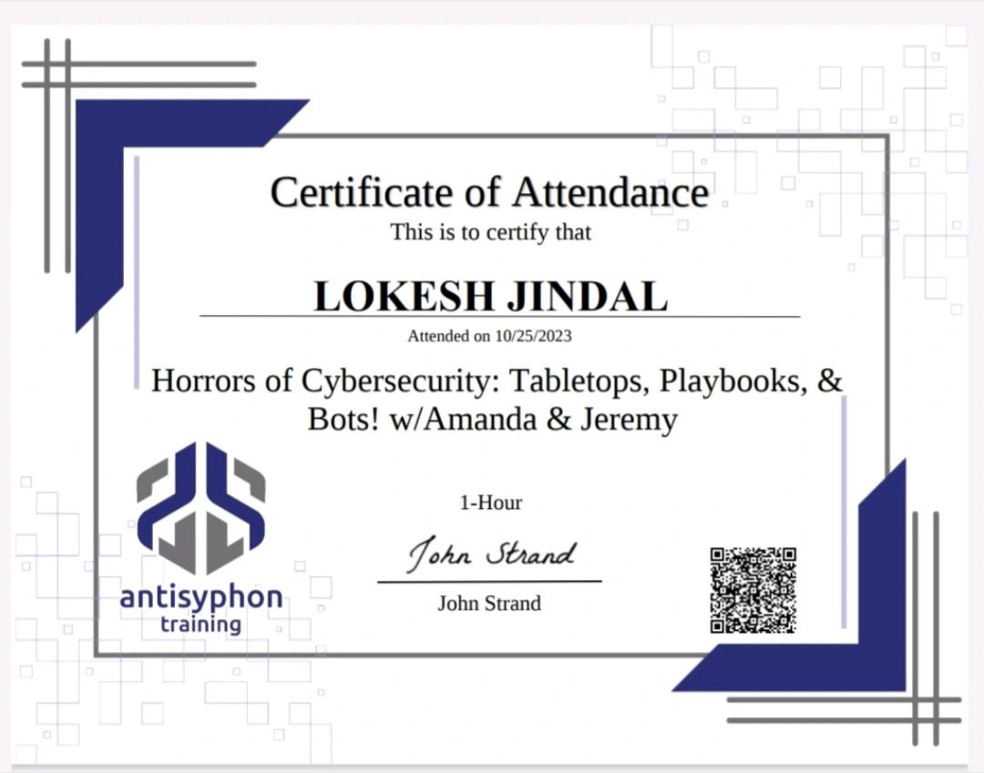 Lokesh Jindal on LinkedIn: #cyberdefense #cybersecurity #blueteam # ... Lokesh Jindal on LinkedIn: #cyberdefense #cybersecurity #blueteam # ...