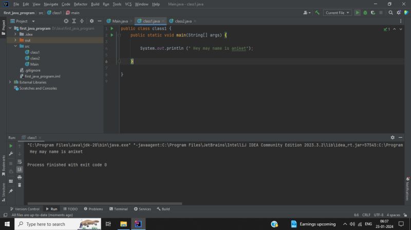 ANIKET GAWALI on LinkedIn: #writing_first_program_in_java # ... ANIKET GAWALI on LinkedIn: #writing_first_program_in_java # ...