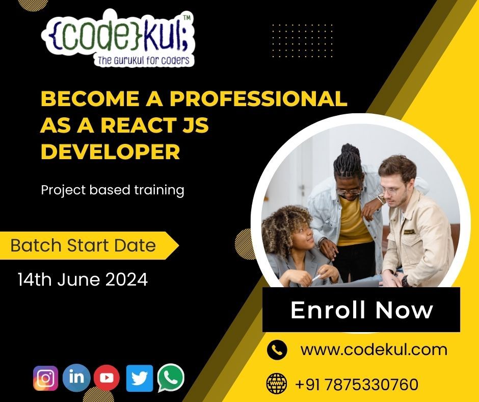 Codekul; - The Gurukul for Coders ! on LinkedIn: #reactjs # ... Codekul; - The Gurukul for Coders ! on LinkedIn: #reactjs # ...