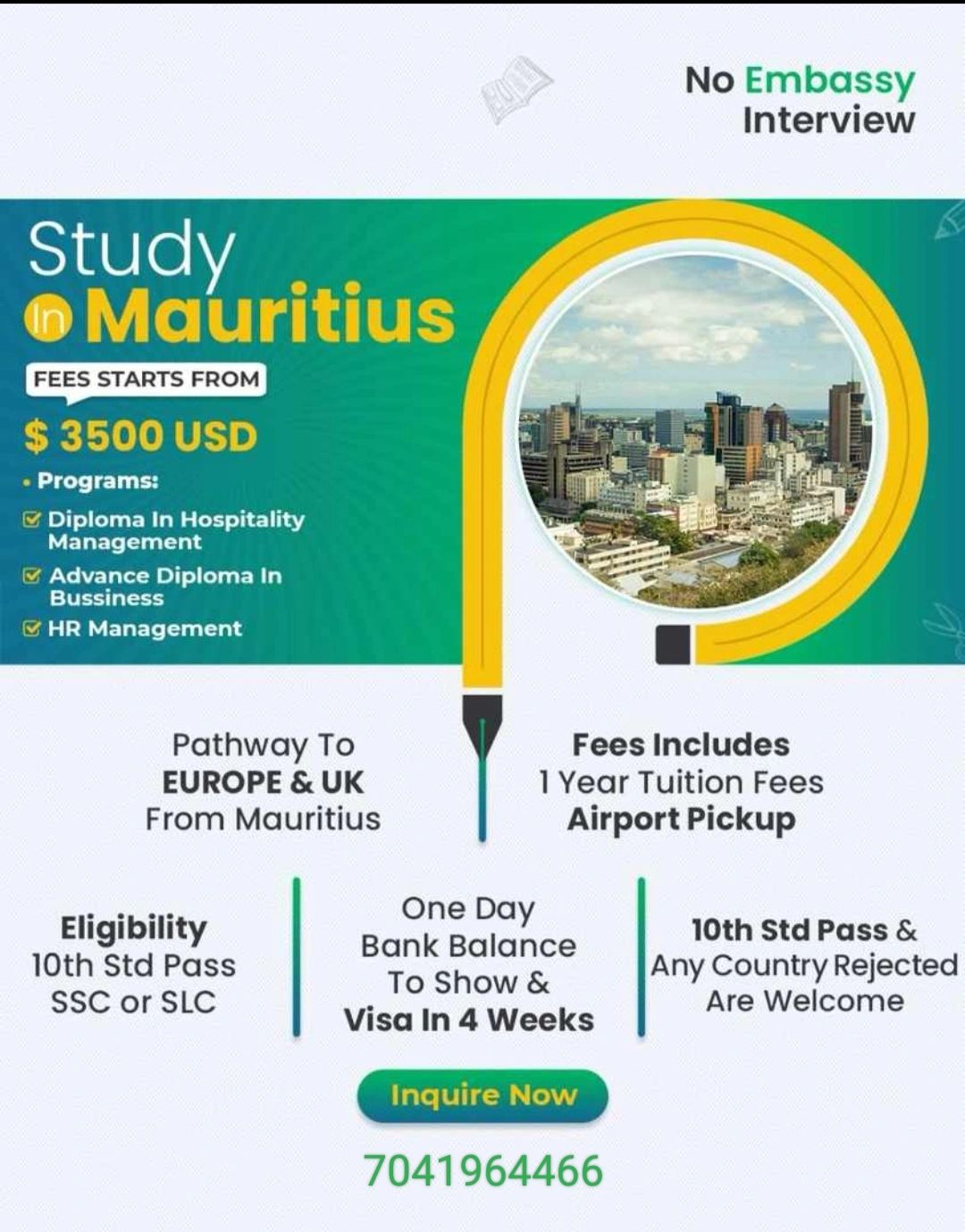 Bhavika D. on LinkedIn: #studyvisa #mauritius Bhavika D. on LinkedIn: #studyvisa #mauritius