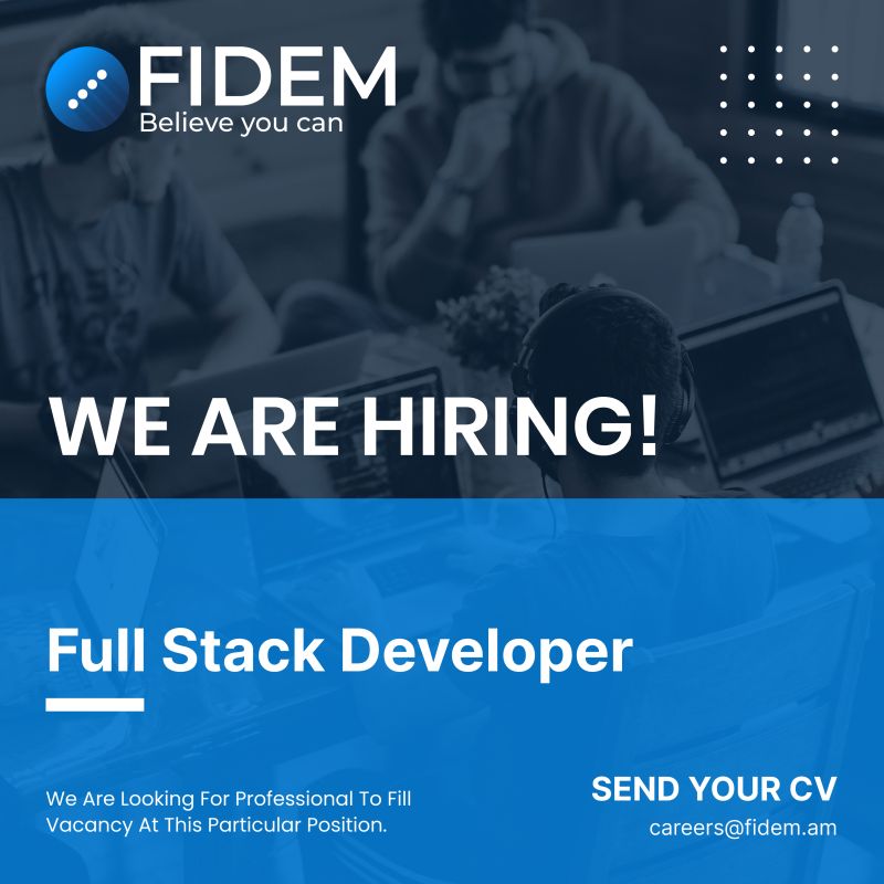 Fidem LLC on LinkedIn: #fullstackdeveloper #fullstackdeveloper #php # ... Fidem LLC on LinkedIn: #fullstackdeveloper #fullstackdeveloper #php # ...