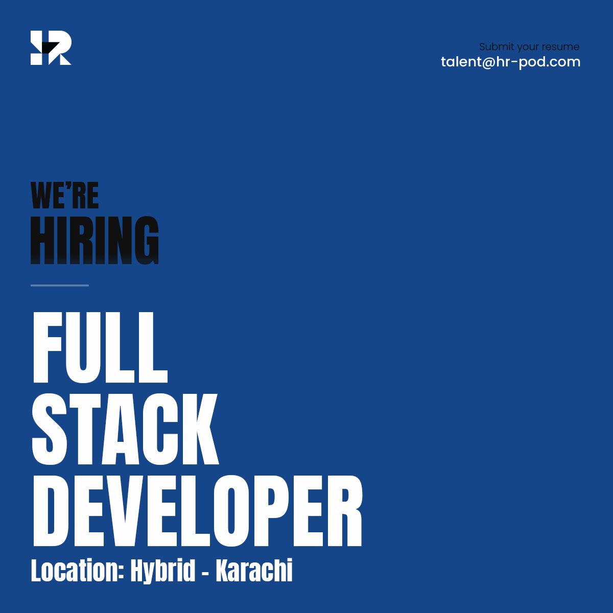 HR POD - Hiring Talent Globally on LinkedIn: #fullstackdeveloper # ... HR POD - Hiring Talent Globally on LinkedIn: #fullstackdeveloper # ...
