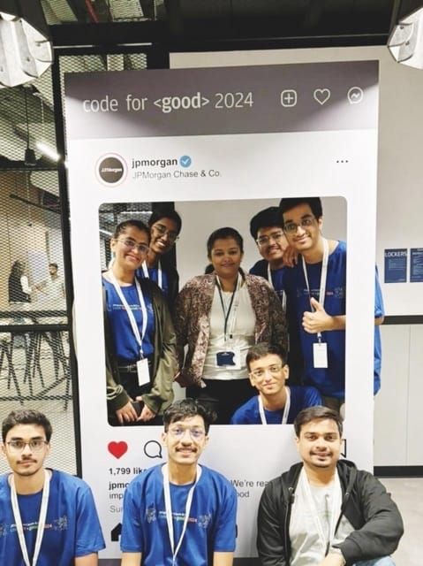 Ankit Pande on LinkedIn: #codeforgood2024 #techforgood #jpmc Ankit Pande on LinkedIn: #codeforgood2024 #techforgood #jpmc