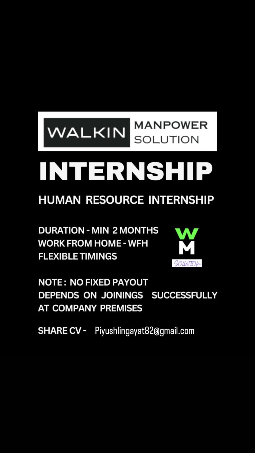 Piyush Lingayat on LinkedIn: #internship #job #hr #marketing # ... Piyush Lingayat on LinkedIn: #internship #job #hr #marketing # ...