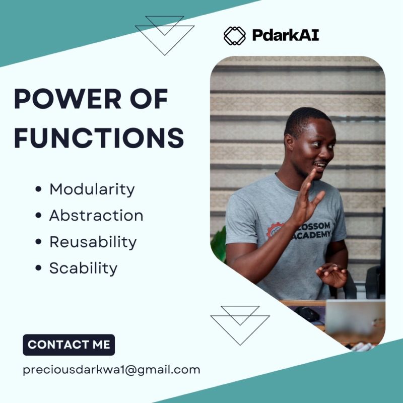 Precious Darkwa on LinkedIn: #python #pythonprogramming #functions # ... Precious Darkwa on LinkedIn: #python #pythonprogramming #functions # ...