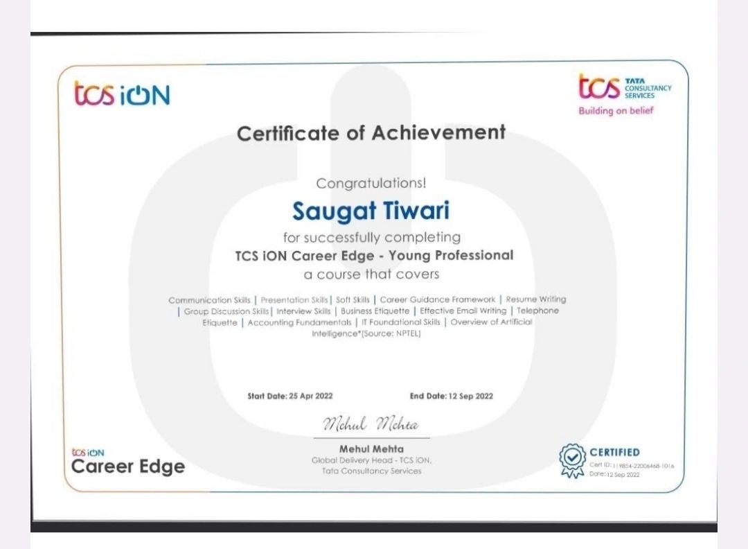 Saugat Tiwari on LinkedIn: learning and upgrading various skills form ... Saugat Tiwari on LinkedIn: learning and upgrading various skills form ...