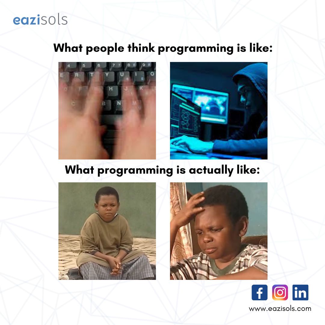 Eazisols on LinkedIn: #memeoftheday #coding #developers #eazisols # ... Eazisols on LinkedIn: #memeoftheday #coding #developers #eazisols # ...