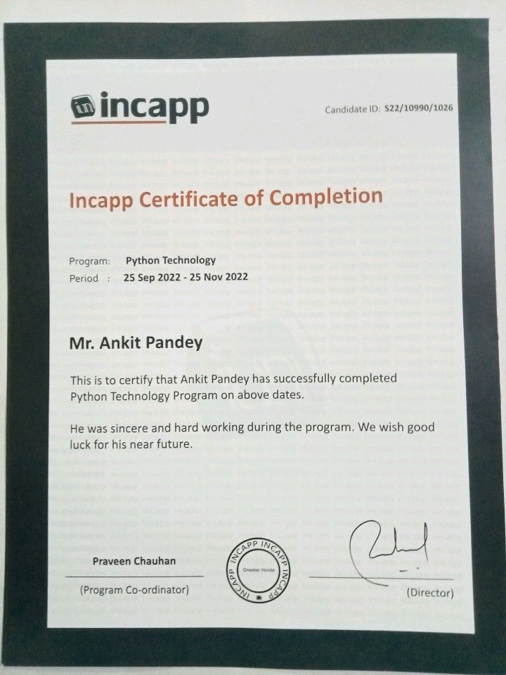 Ankit Pandey on LinkedIn: #python #pythonprogramming Ankit Pandey on LinkedIn: #python #pythonprogramming
