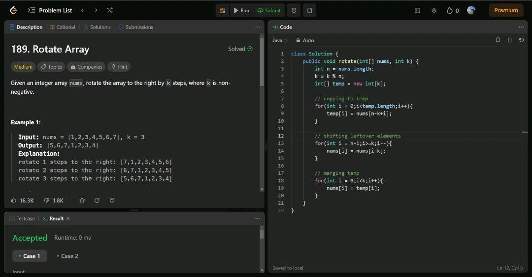 Rishabh Thapliyal on LinkedIn: #leetcode #dsa #java #coding # ... Rishabh Thapliyal on LinkedIn: #leetcode #dsa #java #coding # ...