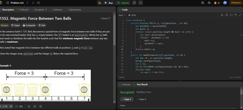 Pragati Mishra on LinkedIn: #progressoftheday #leetcode #binarysearch # ... Pragati Mishra on LinkedIn: #progressoftheday #leetcode #binarysearch # ...