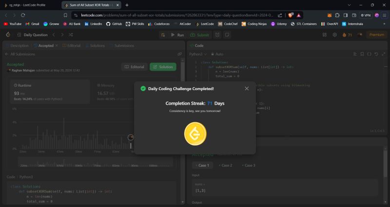 Raghav Mahajan on LinkedIn: #100daysofcode #leetcode #codingchallenge # ... Raghav Mahajan on LinkedIn: #100daysofcode #leetcode #codingchallenge # ...