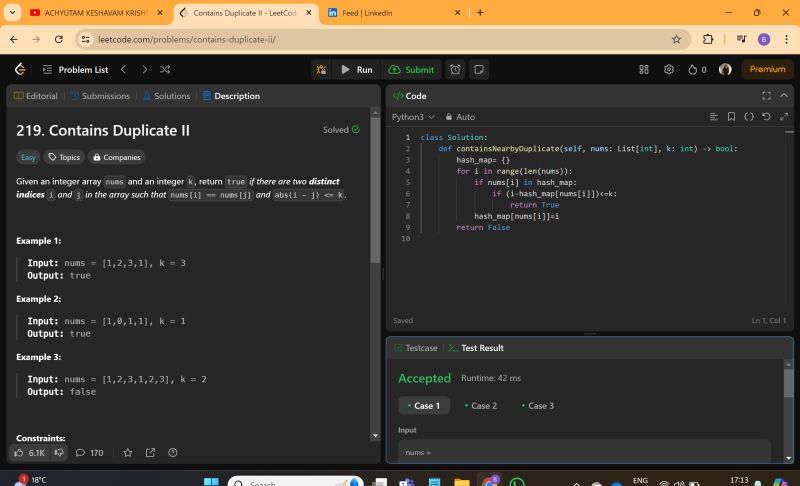 Bhanu Pratap on LinkedIn: LeetCode-Contains Duplicate Part-2 Bhanu Pratap on LinkedIn: LeetCode-Contains Duplicate Part-2