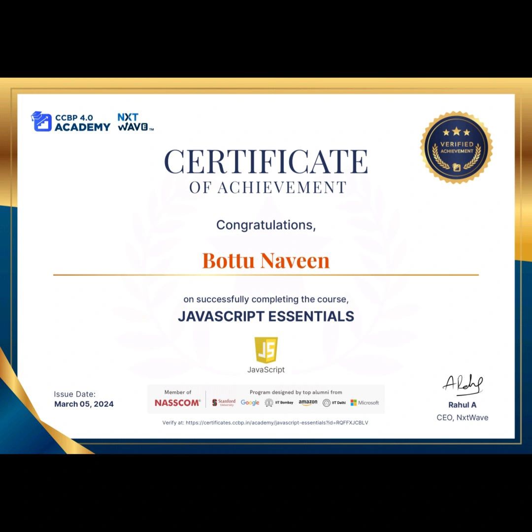 Naveen Bottu on LinkedIn: #javascript #coding Naveen Bottu on LinkedIn: #javascript #coding
