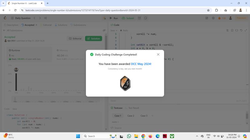 Ajit Kumar on LinkedIn: #leetcode #leetcode #hardwork #consistency #thank Ajit Kumar on LinkedIn: #leetcode #leetcode #hardwork #consistency #thank