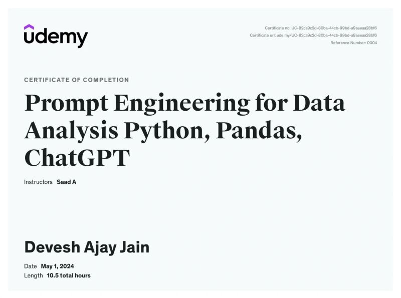 DEVESH JAIN on LinkedIn: #dataanalysis #python #pandas #chatgpt # ... DEVESH JAIN on LinkedIn: #dataanalysis #python #pandas #chatgpt # ...