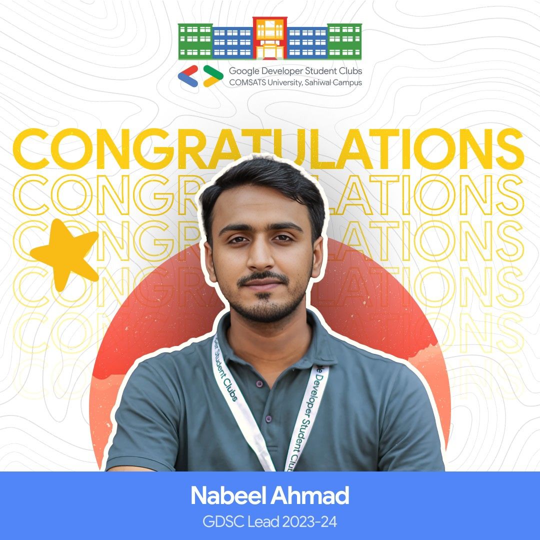 GDSC COMSATS SAHIWAL on LinkedIn: GDSC COMSATS SAHIWAL on LinkedIn: