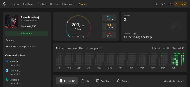 Aman Bhardwaj on LinkedIn: #leetcode #coding #problemsolving # ... Aman Bhardwaj on LinkedIn: #leetcode #coding #problemsolving # ...
