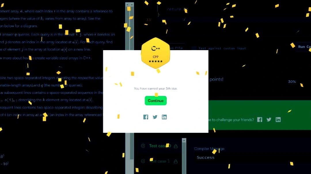Purushothaman B on LinkedIn: #hackerrank #cplusplus #codingjourney Purushothaman B on LinkedIn: #hackerrank #cplusplus #codingjourney