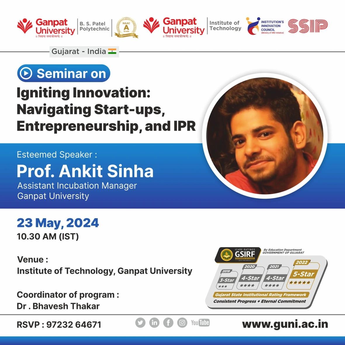 Ganpat University - B S Patel Polytechnic on LinkedIn: Dear Faculty ... Ganpat University - B S Patel Polytechnic on LinkedIn: Dear Faculty ...