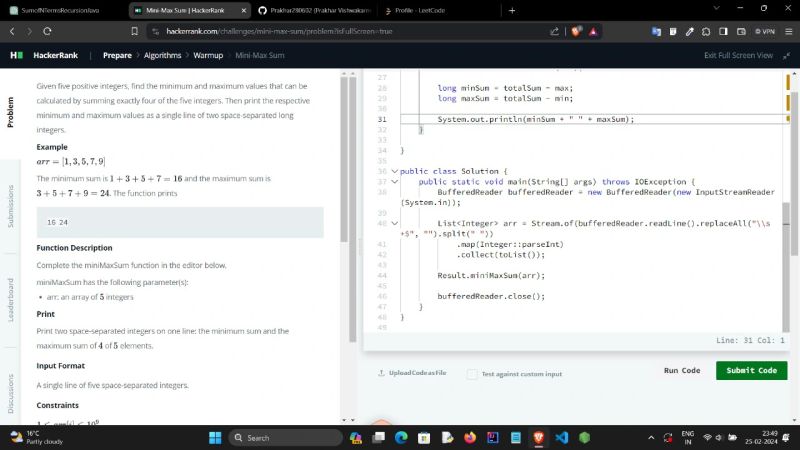Prakhar Vishwakarma on LinkedIn: #codingchallenge #progress #codingjourney Prakhar Vishwakarma on LinkedIn: #codingchallenge #progress #codingjourney