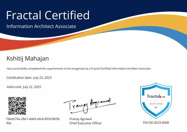 Kshitij Mahajan on LinkedIn: #fractalcertified #fractalanalyticsacademy ... Kshitij Mahajan on LinkedIn: #fractalcertified #fractalanalyticsacademy ...