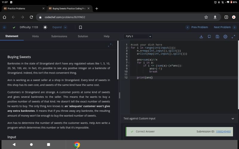 Aayush Talukdar on LinkedIn: #codechef #codingchallenge #pythoncoding # ... Aayush Talukdar on LinkedIn: #codechef #codingchallenge #pythoncoding # ...