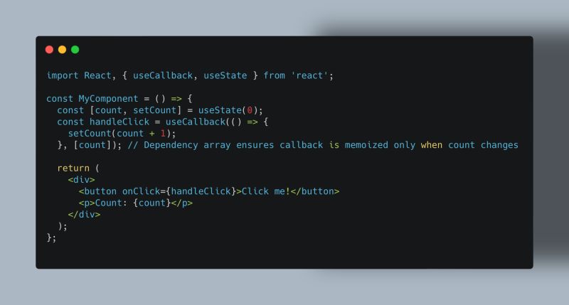 Tehmoor Shah on LinkedIn: 🚀 React Tip: useCallback 🚀 Ever wondered how ... Tehmoor Shah on LinkedIn: 🚀 React Tip: useCallback 🚀 Ever wondered how ...