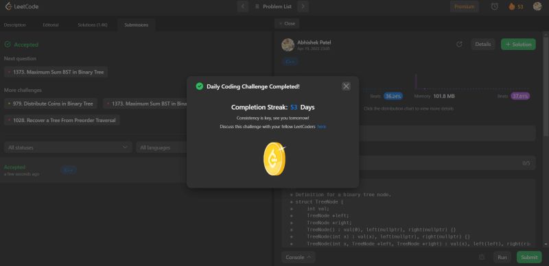 ABHISHEK PATEL on LinkedIn: #leetcode #leetcode #connections #coding # ... ABHISHEK PATEL on LinkedIn: #leetcode #leetcode #connections #coding # ...