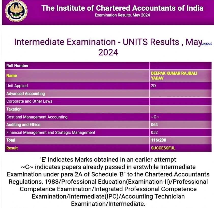 Deepak Yadav on LinkedIn: I am no longer a CA Intermediate student! Yes ... Deepak Yadav on LinkedIn: I am no longer a CA Intermediate student! Yes ...