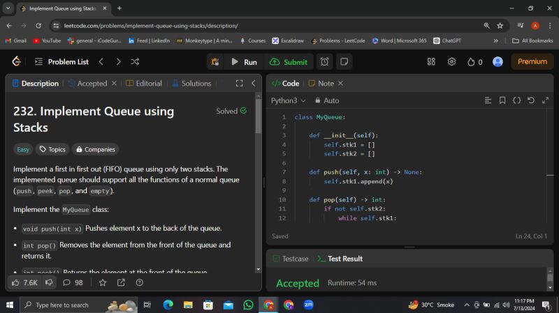 Abeeha Farrukh on LinkedIn: #day #leetcode #python #datastructures # ... Abeeha Farrukh on LinkedIn: #day #leetcode #python #datastructures # ...