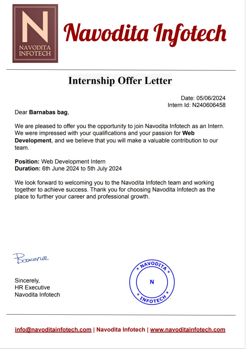 BARNABAS BAG on LinkedIn: #internship #webdevelopment #careergrowth # ... BARNABAS BAG on LinkedIn: #internship #webdevelopment #careergrowth # ...