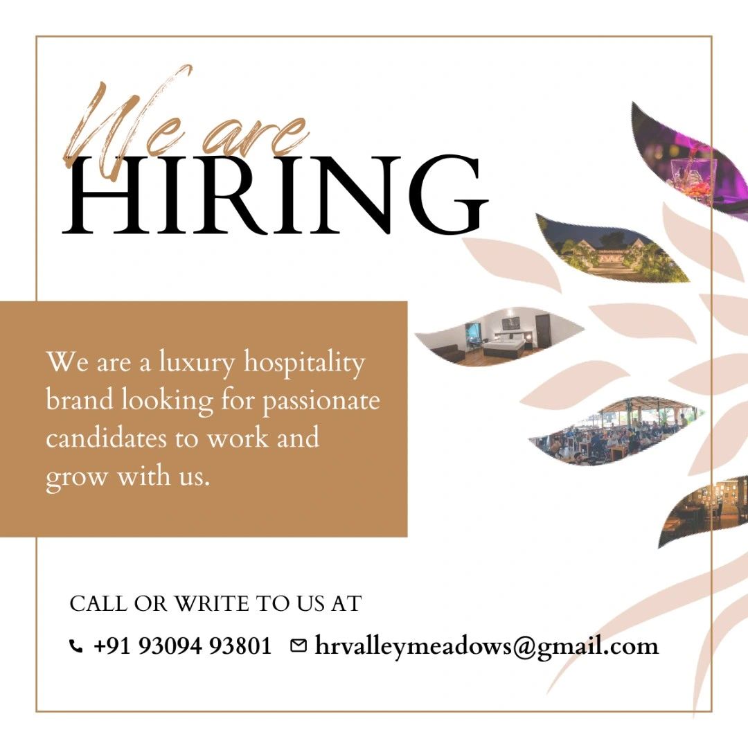 Valley Meadows Hospitality on LinkedIn: #wearehiring #hiring #work # ... Valley Meadows Hospitality on LinkedIn: #wearehiring #hiring #work # ...