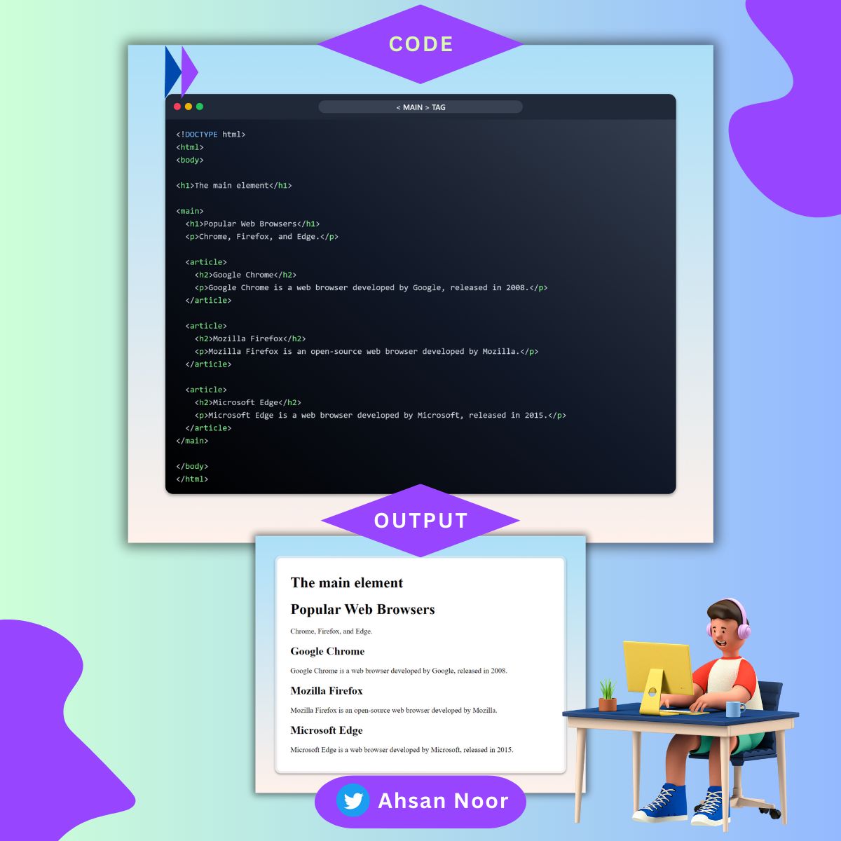 Ahsan Noor on LinkedIn: #html5 #css3 #webdevelopment #webdesign #coding ... Ahsan Noor on LinkedIn: #html5 #css3 #webdevelopment #webdesign #coding ...