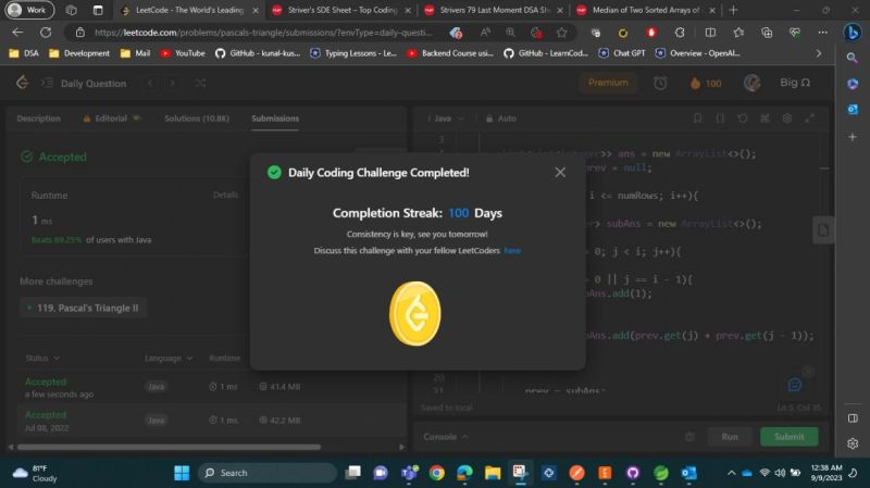 Sudhakar Rathaur on LinkedIn: #100daysofcode #leetcode #codingmilestone ... Sudhakar Rathaur on LinkedIn: #100daysofcode #leetcode #codingmilestone ...
