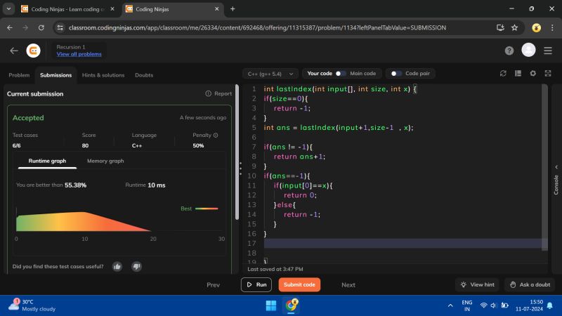 Anshuman Singh on LinkedIn: #recursion #arraysearch #codingchallenge # ... Anshuman Singh on LinkedIn: #recursion #arraysearch #codingchallenge # ...