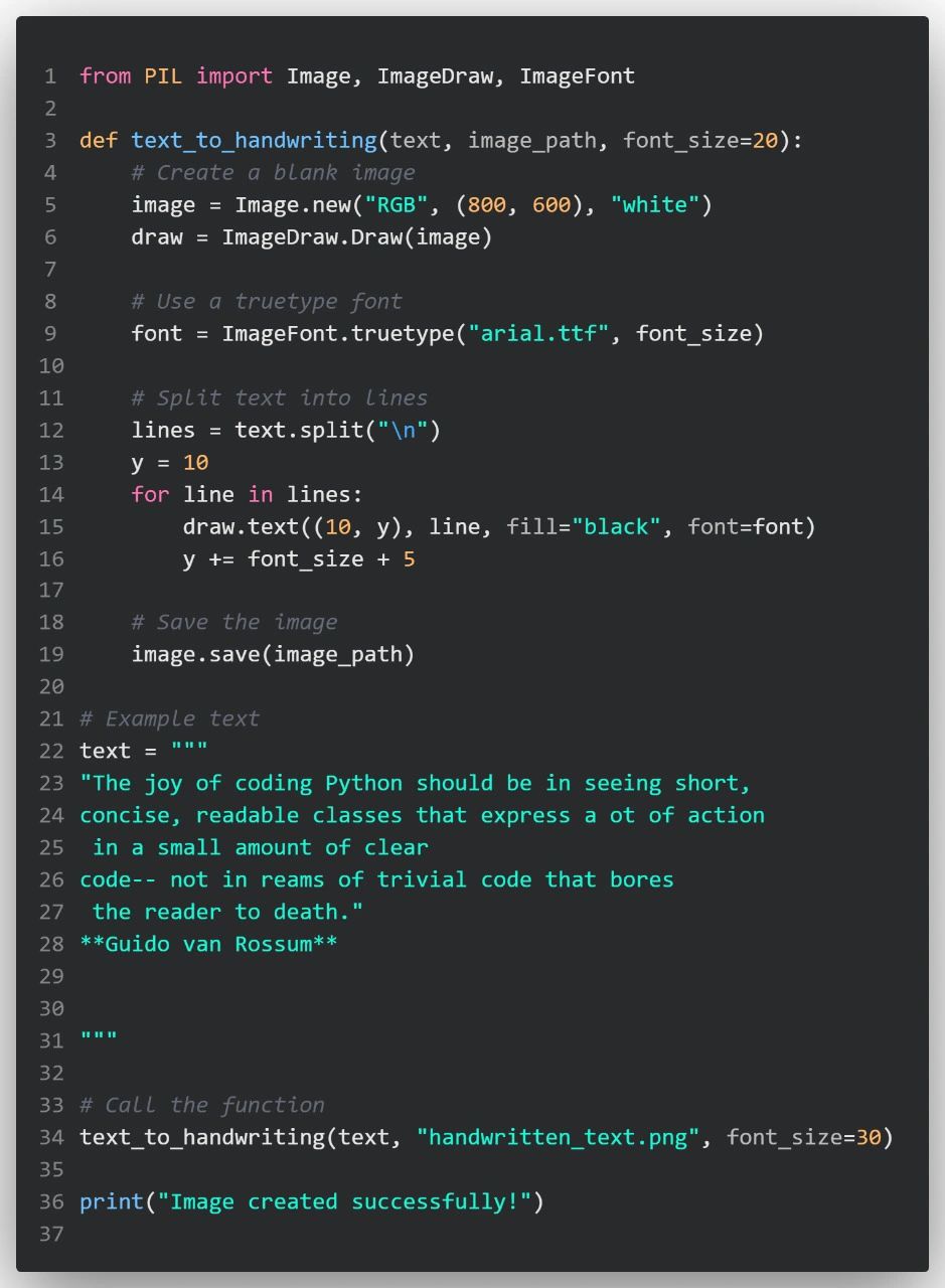Fakiha Arshad on LinkedIn: #python #codesnippet #creativity # ... Fakiha Arshad on LinkedIn: #python #codesnippet #creativity # ...