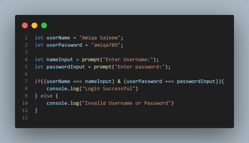 Amiqa Saleem on LinkedIn: #javascript #codingjourney # ... Amiqa Saleem on LinkedIn: #javascript #codingjourney # ...