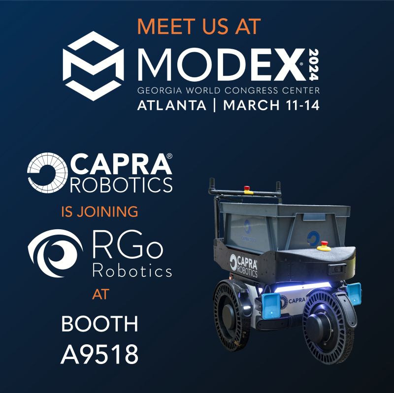 Capra Robotics on LinkedIn: #modex #a9518 #robotics #modexshow # ... Capra Robotics on LinkedIn: #modex #a9518 #robotics #modexshow # ...