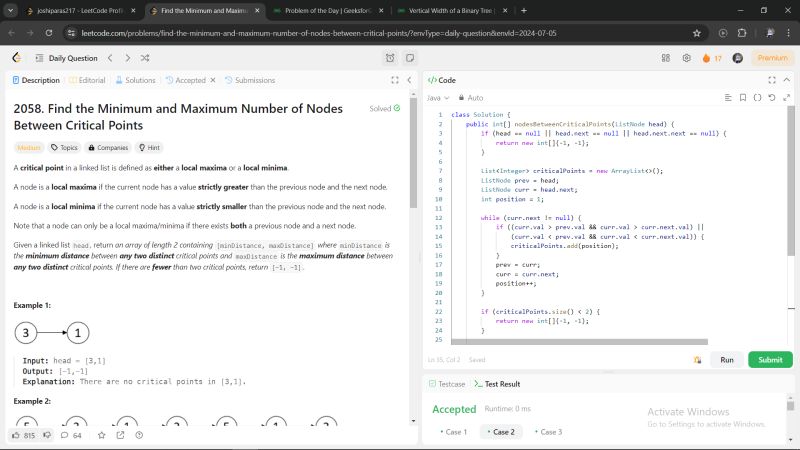 Paras Joshi on LinkedIn: #java #leetcode #geeksforgeeks #problemsolving ... Paras Joshi on LinkedIn: #java #leetcode #geeksforgeeks #problemsolving ...