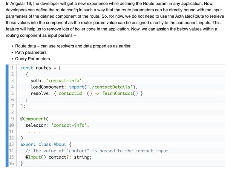 Gulzar Ahmad Bilal on LinkedIn: Bind Route Param into Component Inputs ... Gulzar Ahmad Bilal on LinkedIn: Bind Route Param into Component Inputs ...