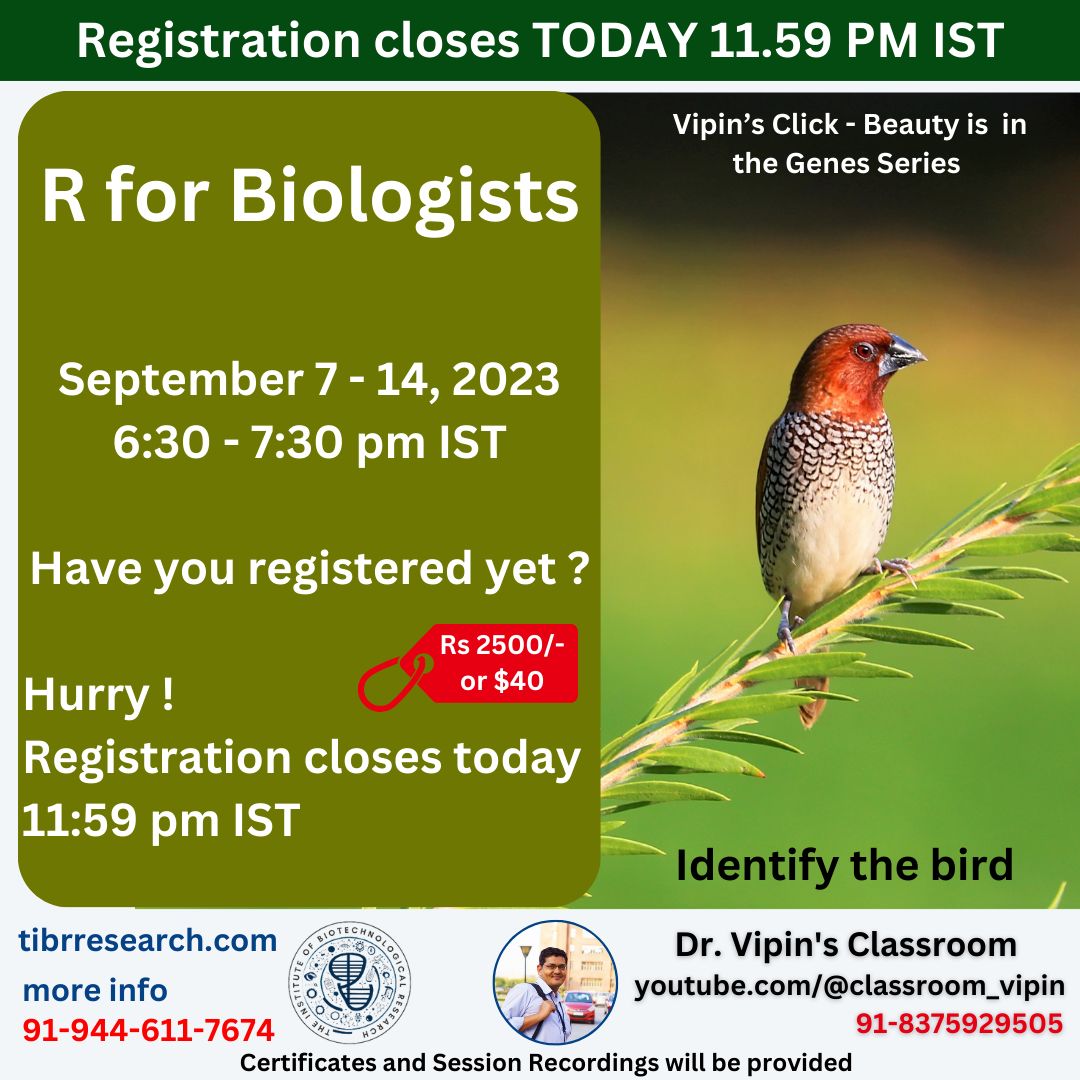 Dr. Vipin Singh on LinkedIn: #r_for_biologists #bioinformatics #biology ... Dr. Vipin Singh on LinkedIn: #r_for_biologists #bioinformatics #biology ...