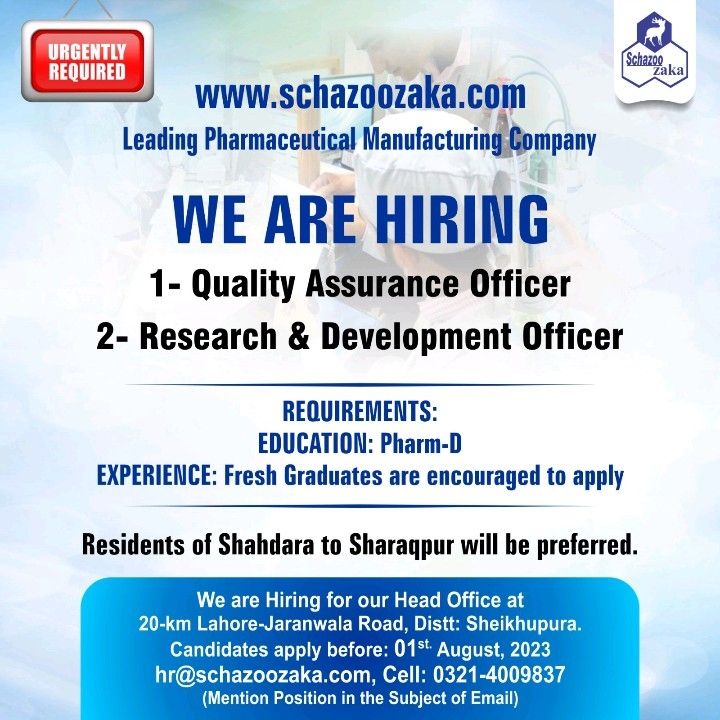 IFFAT Malik on LinkedIn: urgent hiring IFFAT Malik on LinkedIn: urgent hiring