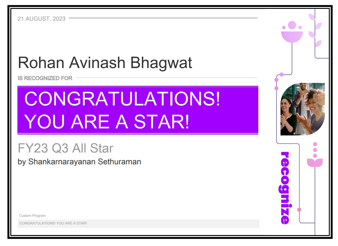 Rohan Bhagwat posted on LinkedIn Rohan Bhagwat posted on LinkedIn