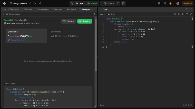 Aksh Desai on LinkedIn: Day 39 of solving LeetCode problems 👨💻 ... Aksh Desai on LinkedIn: Day 39 of solving LeetCode problems 👨💻 ...
