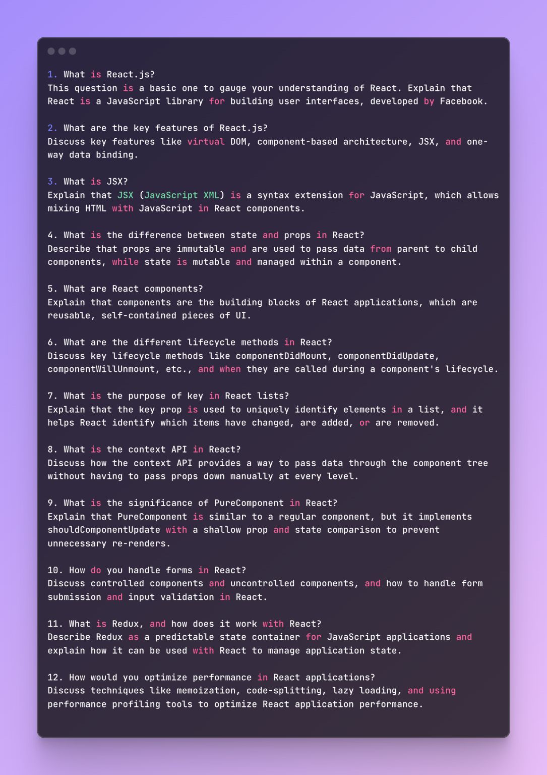 Nilesh Choudhary on LinkedIn: 🚀 Are you preparing for a React.js ... Nilesh Choudhary on LinkedIn: 🚀 Are you preparing for a React.js ...