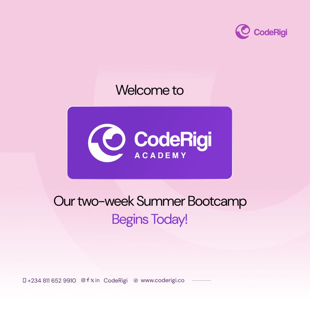 CodeRigi on LinkedIn: #coderigi #coderigiacademy #bootcamp CodeRigi on LinkedIn: #coderigi #coderigiacademy #bootcamp